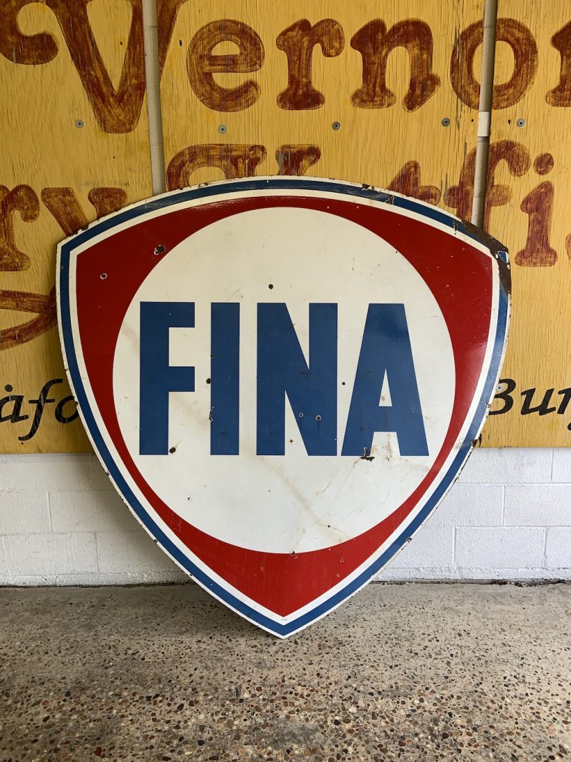 1962 Fina Sign – Texas Trucks and Classics