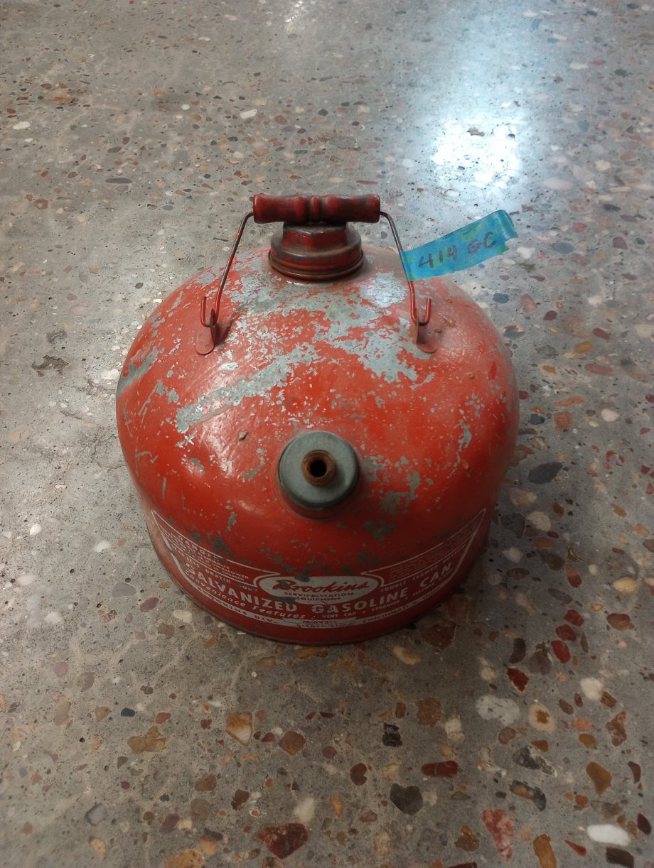 Brookins Galvanized Gasoline Can – Texas Trucks and Classics