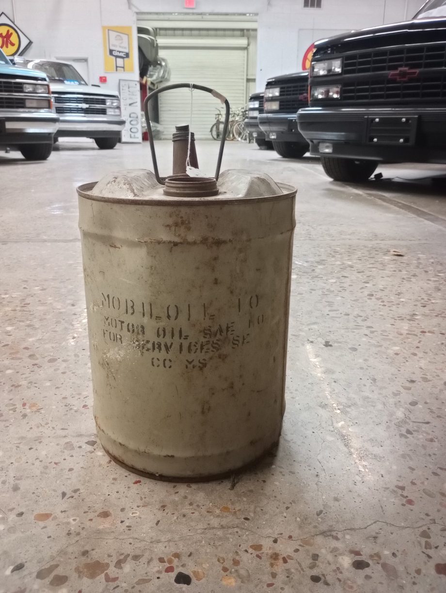 Mobil Motor Oil Can – Texas Trucks and Classics