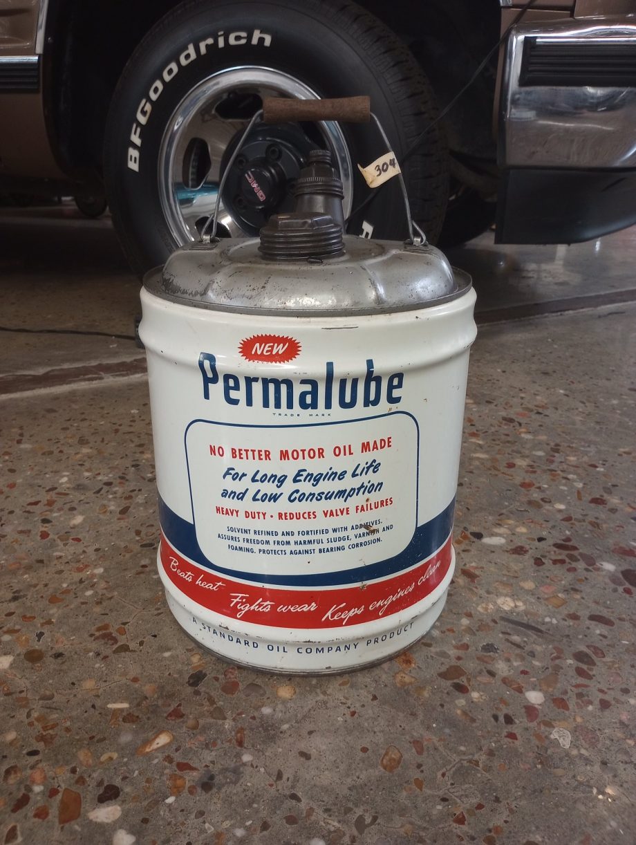 Permalube Motor Oil Can – Texas Trucks and Classics