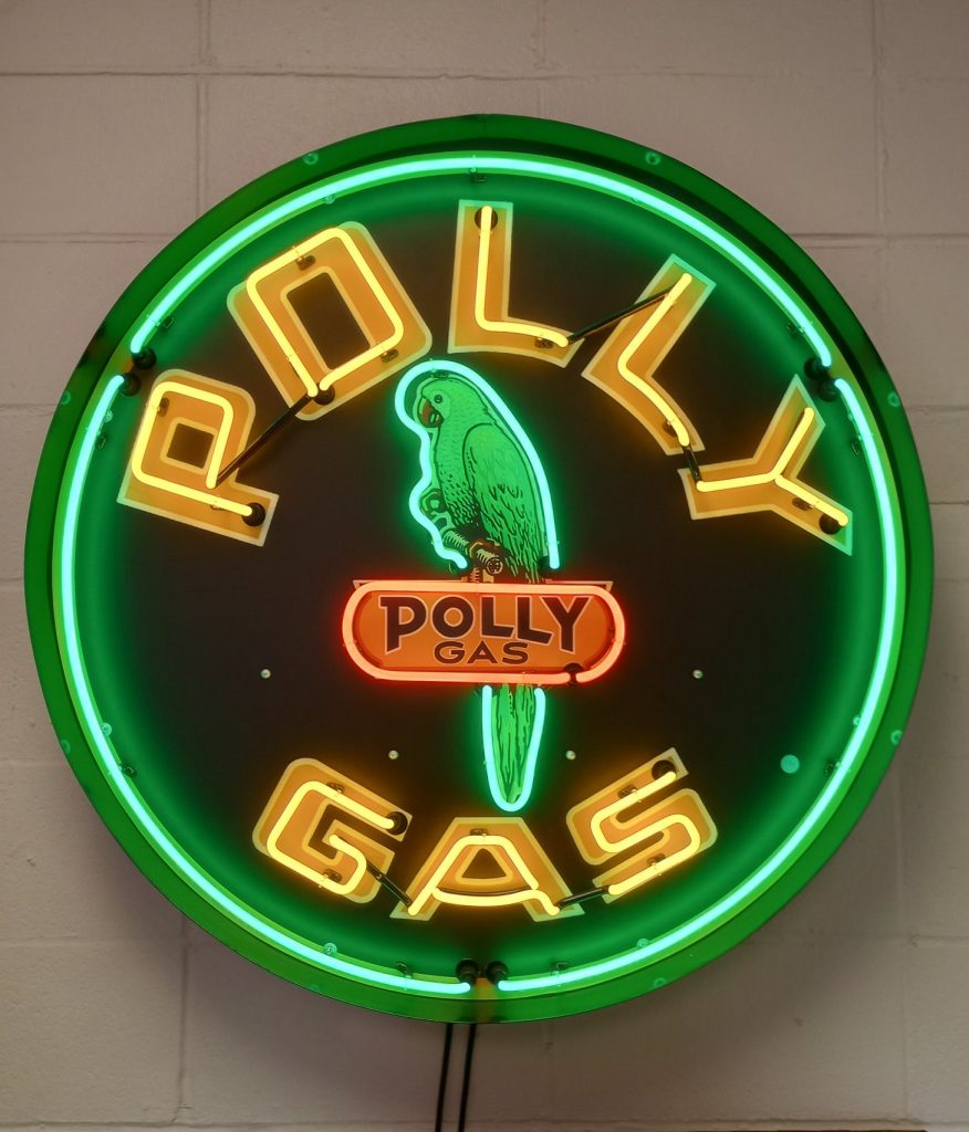 Polly Gas Neon Sign – Texas Trucks and Classics