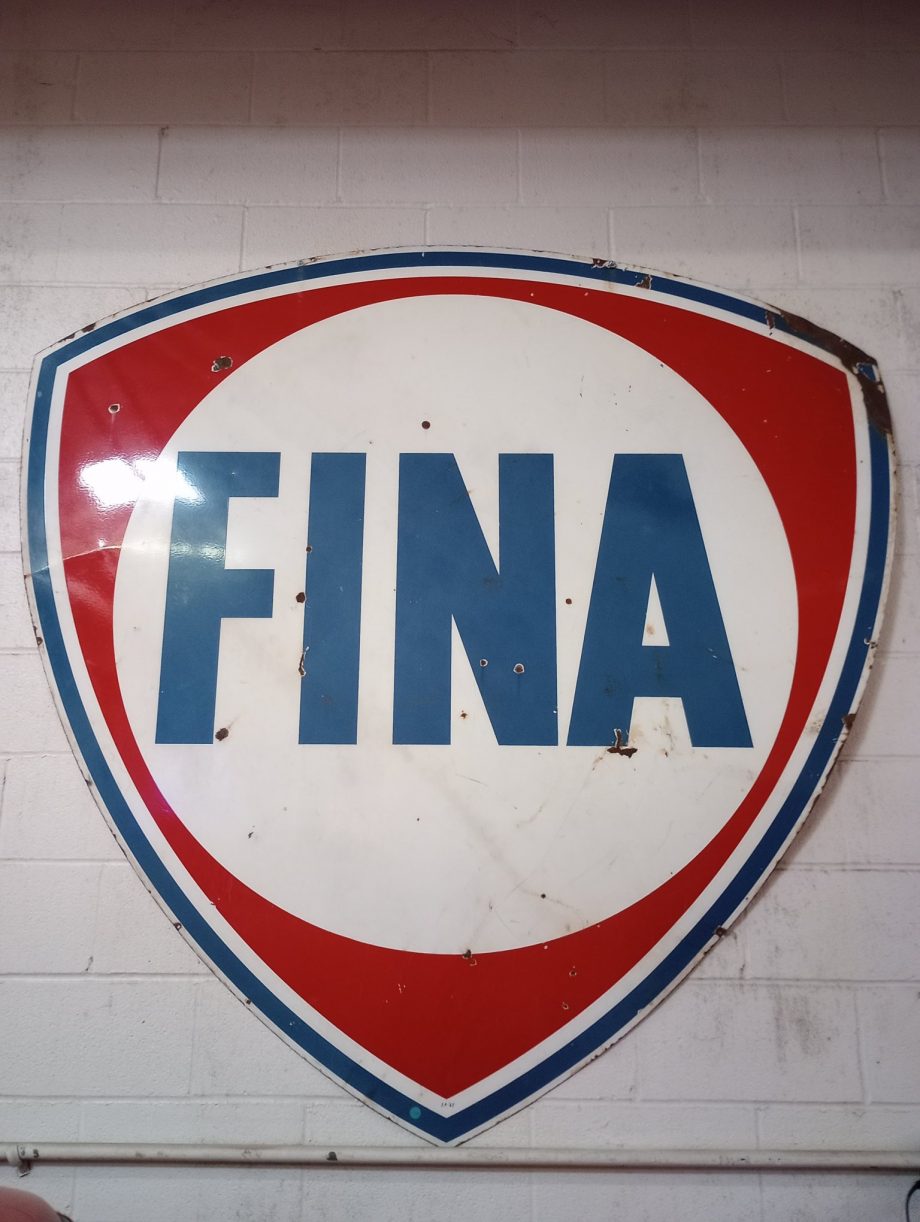 1962 Fina Sign – Texas Trucks and Classics