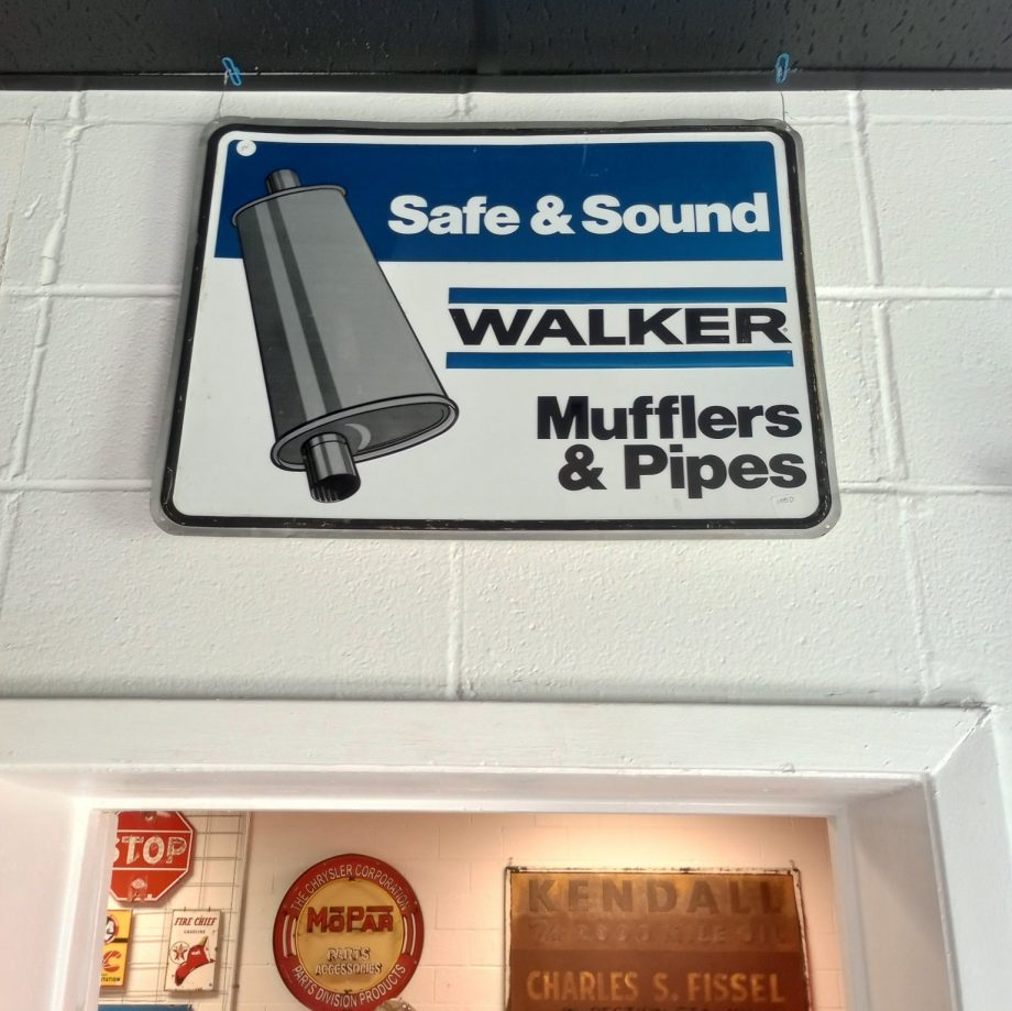 Walker Muffler & Pipes Sign – Texas Trucks and Classics
