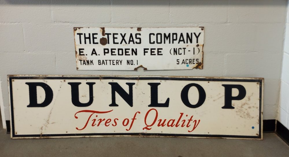 Dunlop Sign – Texas Trucks and Classics