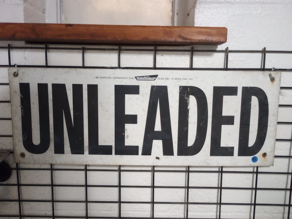 Unleaded Sign – Texas Trucks and Classics