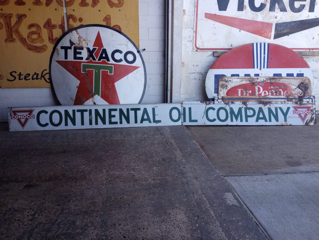 Conoco Continental Oil Company Sign – Texas Trucks and Classics