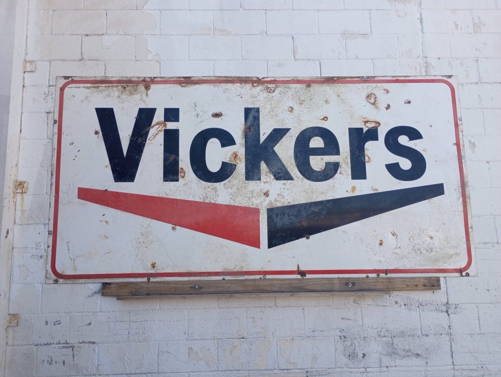 Vickers Sign – Texas Trucks and Classics