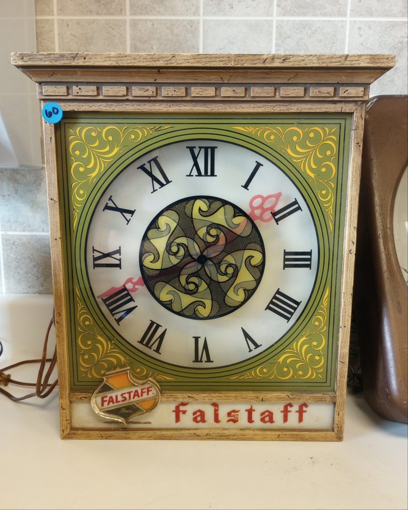Falstaff Light-Up Clock – Texas Trucks and Classics