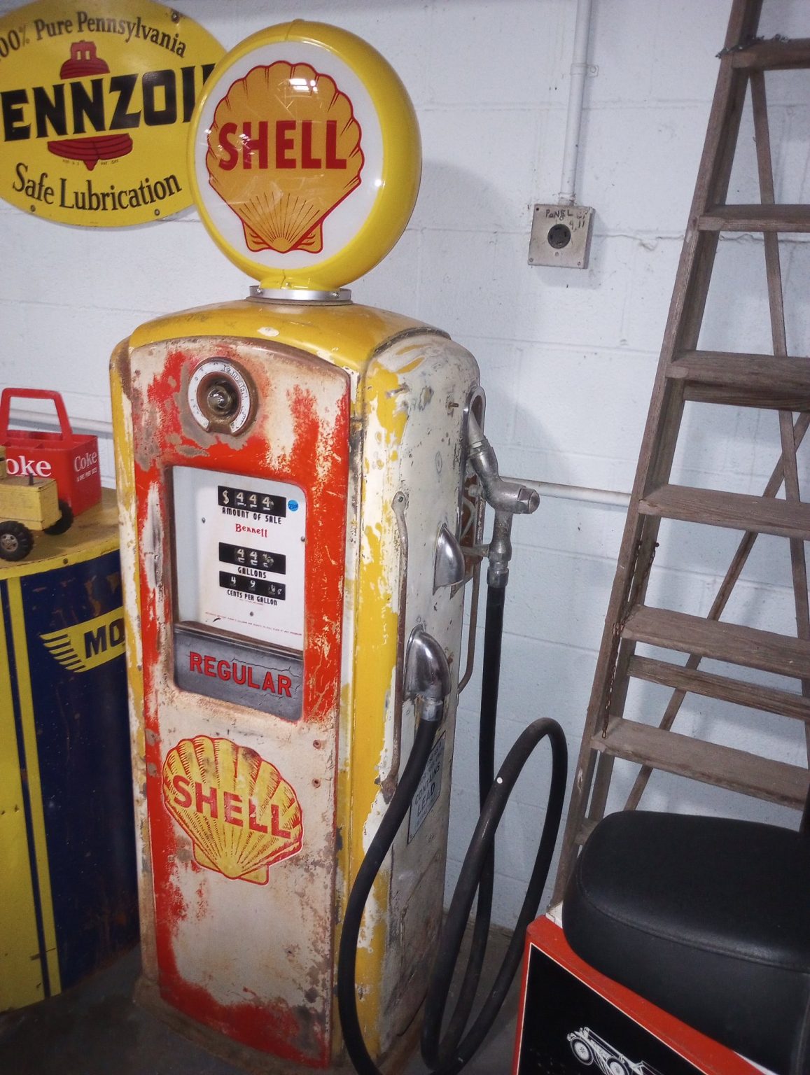 Shell Bennett Gas Pump – Texas Trucks and Classics