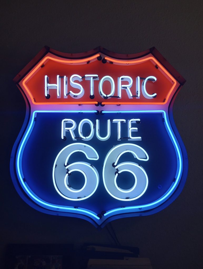 Route 66 Neon – Texas Trucks and Classics