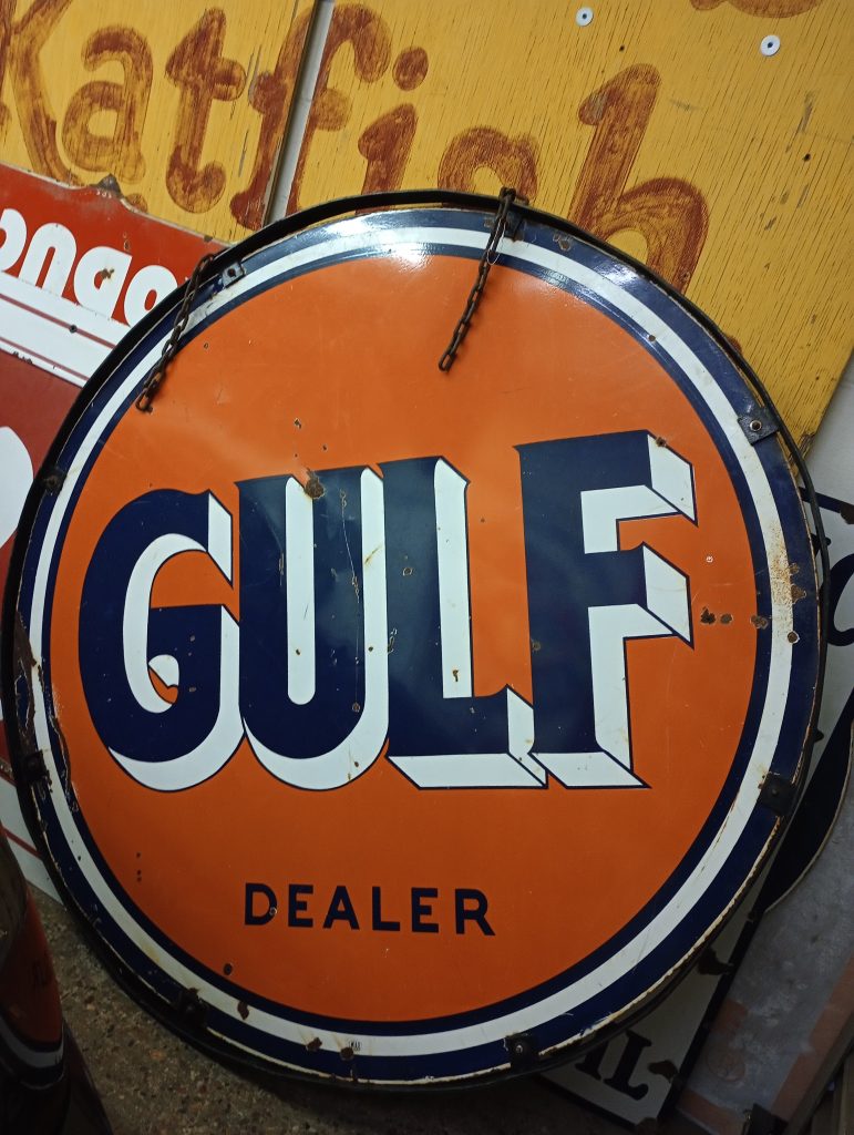 Gulf Sign – Texas Trucks and Classics