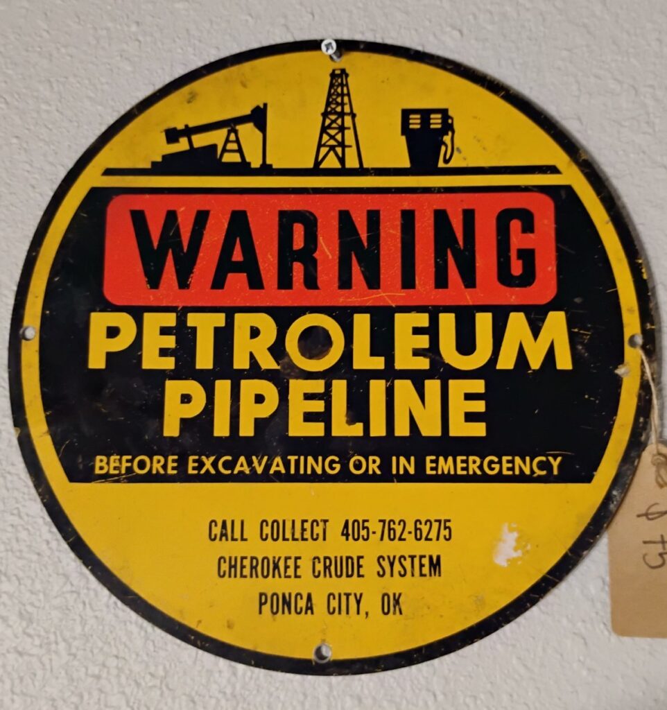 Petroleum Pipeline Sign – Texas Trucks and Classics
